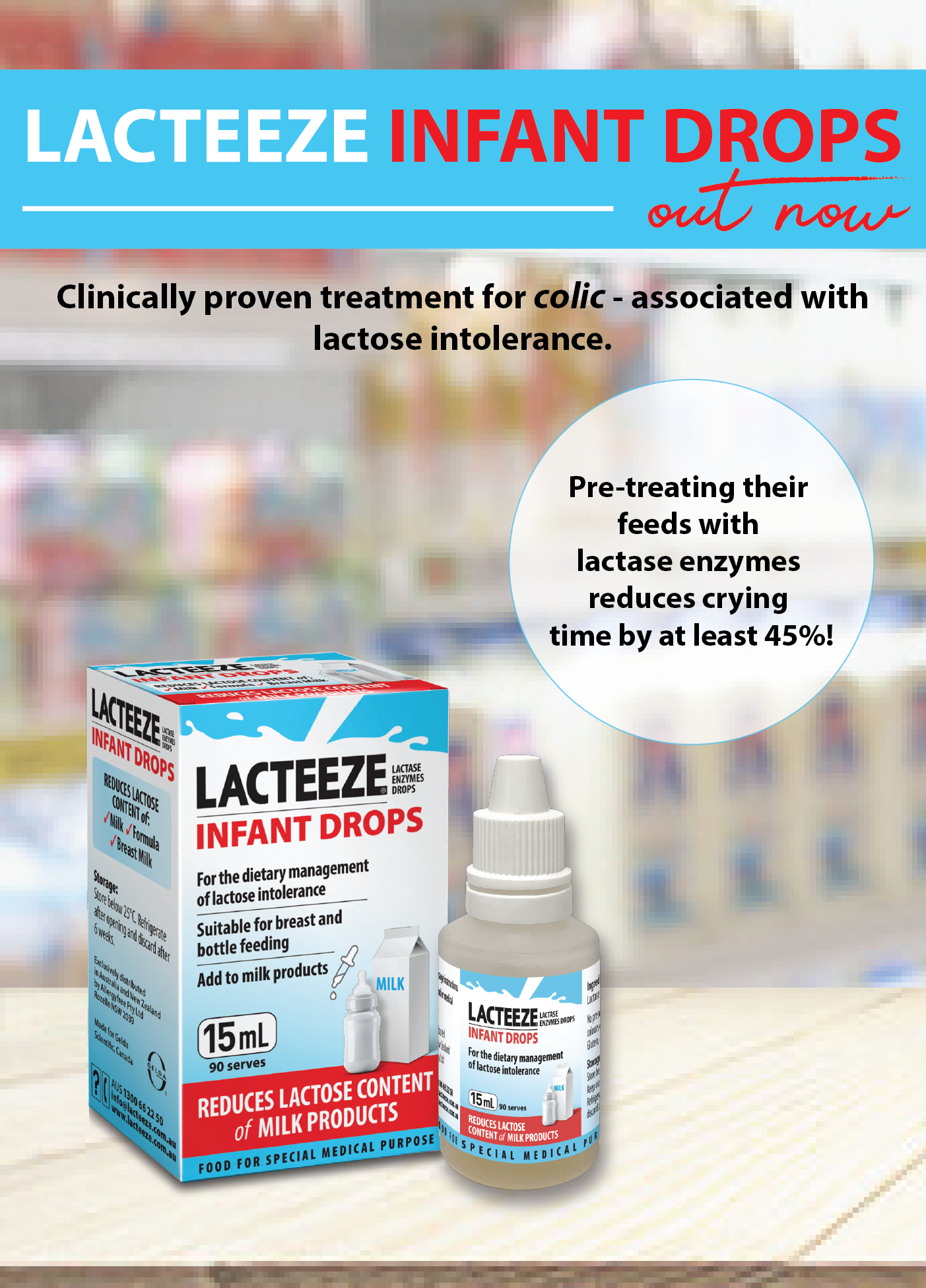 Lactose Intolerance I How Lacteeze can help