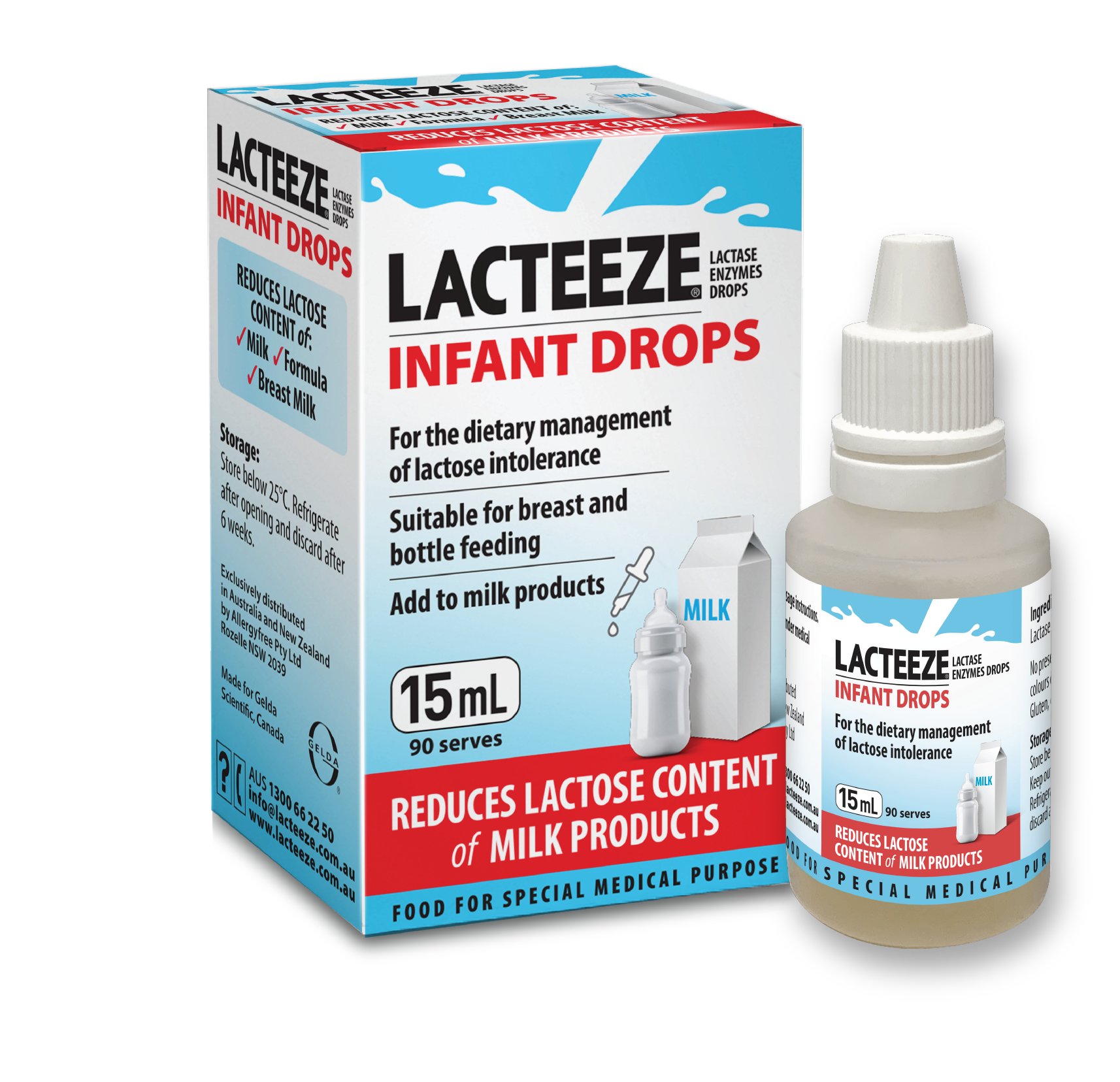What are the uses of Lacteeze Infant Drops?
